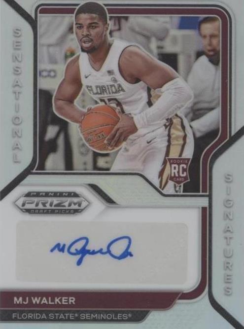 2021-22 Panini Prizm Draft Picks - Sensational Signatures Silver Prizm ...