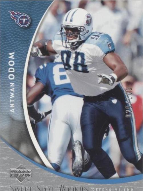 2004 Upper Deck Sweet Spot - Silver #186 Antwan Odom /100 (RC) for sale ...