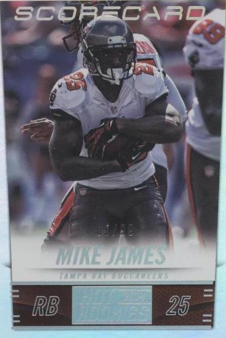 2014 Panini Hot Rookies - Scorecard #213 Mike James /99 for sale online ...