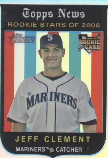 2008 Topps Heritage - Chrome Jeff Clement #C128 Refractor /559 for sale ...