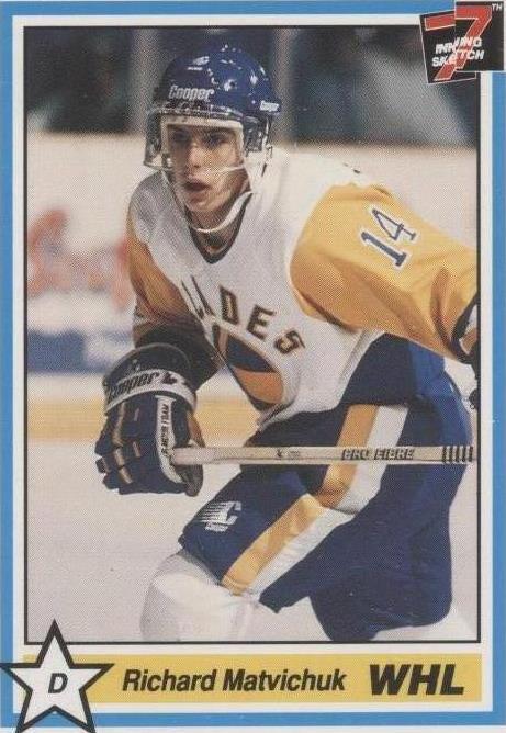 1990-91 7th Inning Sketch WHL - #83 Richard Matvichuk (RC) for sale ...