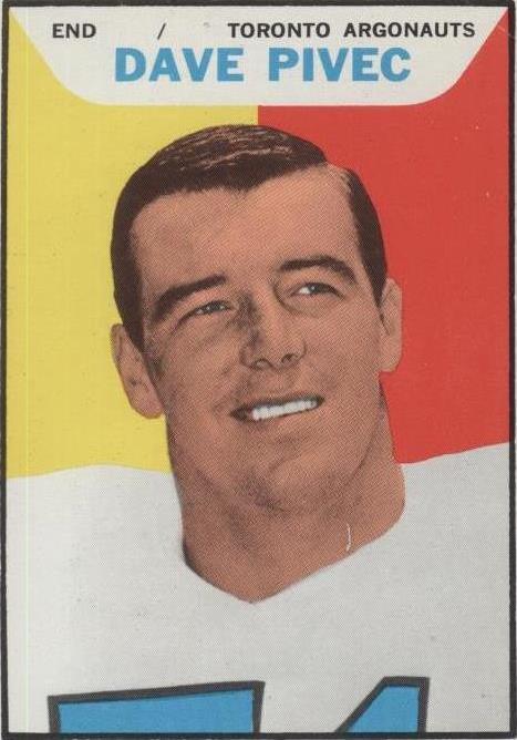 1965 Topps CFL - #111 Dave Pivec (RC) for sale online | eBay