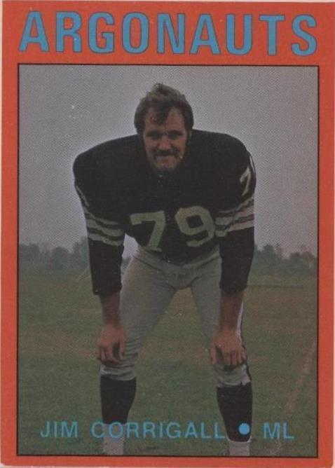 1972 O-Pee-Chee Canadian Football League - Jim Corrigall #31 for sale ...