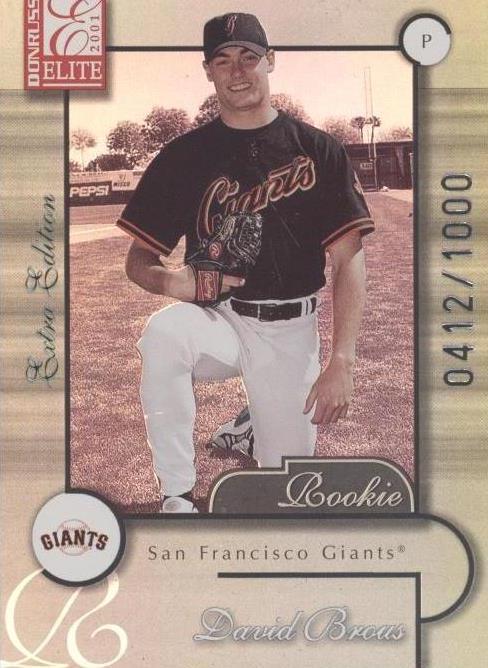 2001 Donruss Elite - #246 David Brous /1000 (RC) for sale online | eBay
