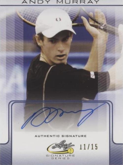 2017 Leaf Signature Series - Blue #BA-AM2 Andy Murray /15 (AU, RC) for ...