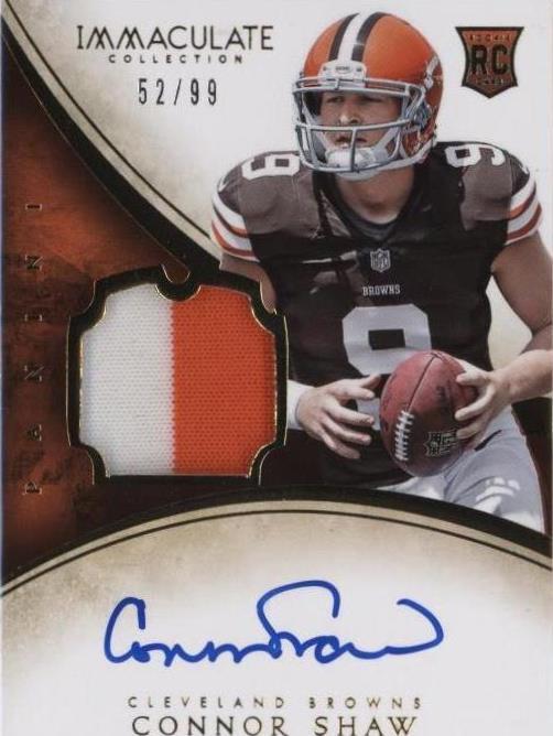2014 Panini Immaculate Collection - #141 Connor Shaw /99 (AU, MEM, RC ...