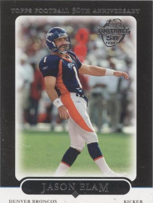 2005 Topps - Black #75 Jason Elam for sale online | eBay