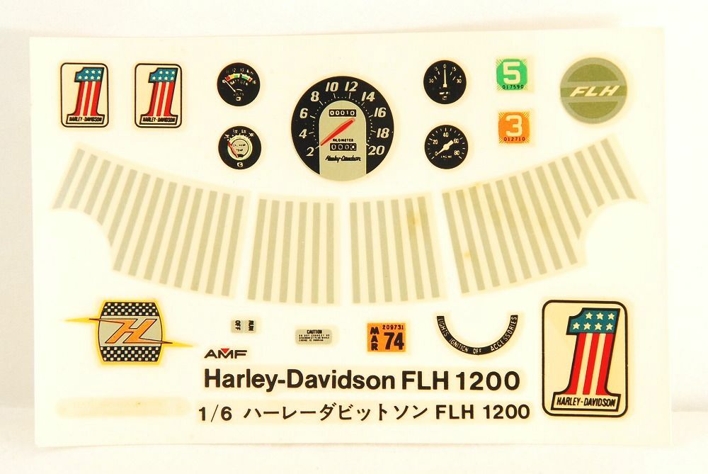 Купить Модель мотоцикла TAMIYA 1/6 HARLEY DAVIDSON FLH1200 AMF BIG ...
