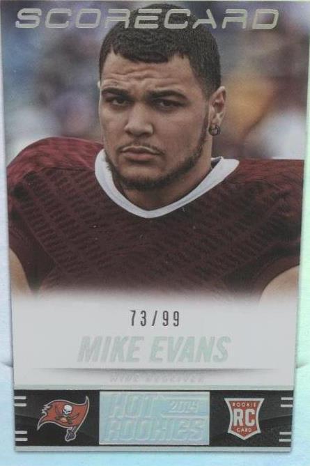 2014 Panini Hot Rookies - Scorecard #410 Mike Evans /99 (RC) for sale ...