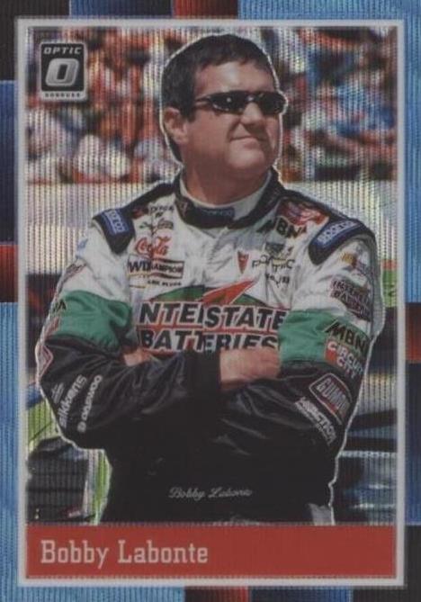 2021 Panini Donruss NASCAR - Optic Retro 1988 Bobby Labonte #75 Carolina Blue Wave Prizm for ...
