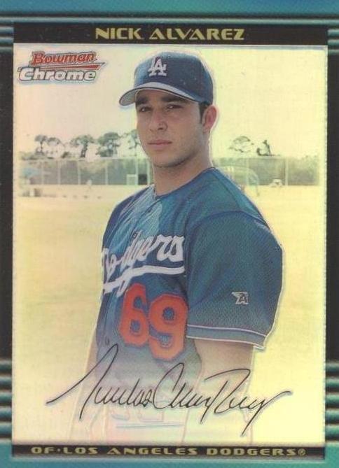 2002 Bowman Chrome - Nick Alvarez #200 Refractor /500 (RC) for sale ...