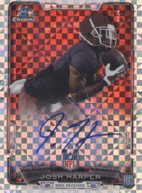 2015 Bowman - Chrome Rookie Autographs Josh Harper #RCRA-JHAR X-Fractor ...