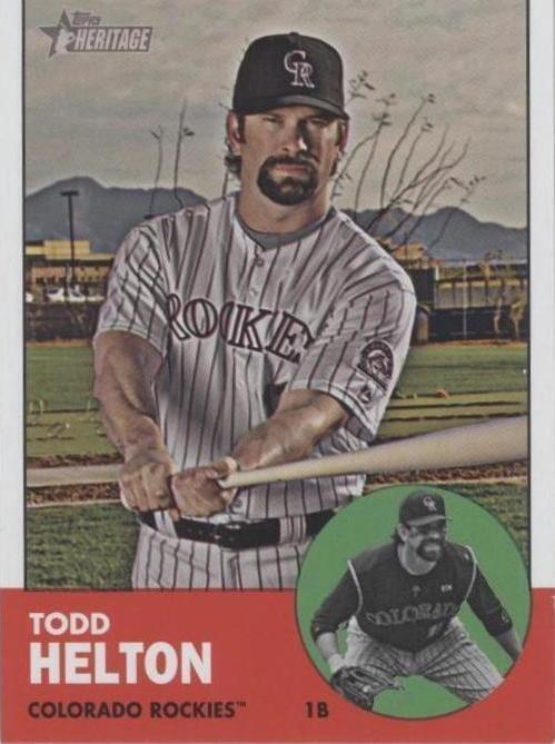 2012 Topps Heritage - Todd Helton #484 Base for sale online | eBay
