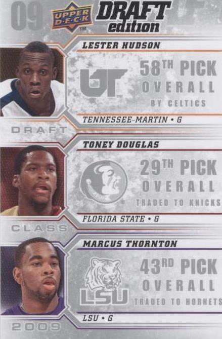 2009-10 Upper Deck Draft Edition - Draft Class #D-THD Marcus Thornton ...
