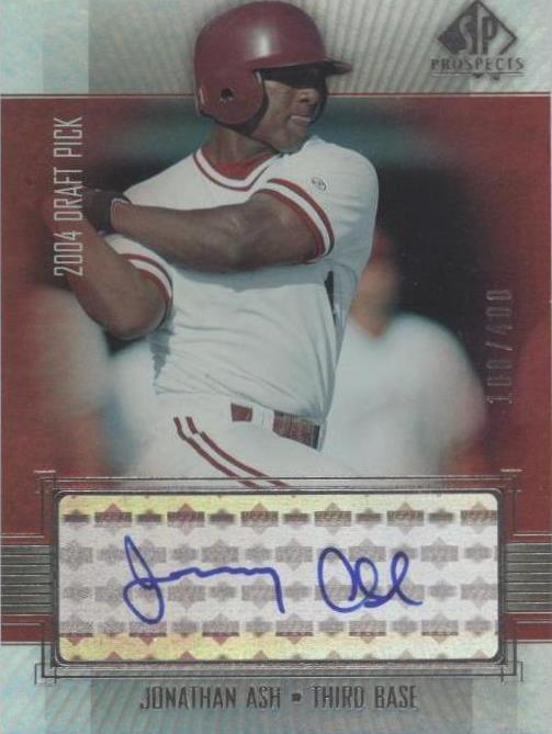 2004 SP Prospects - Autographed Draft Picks Tier 3 Jonathan Ash #JA ...