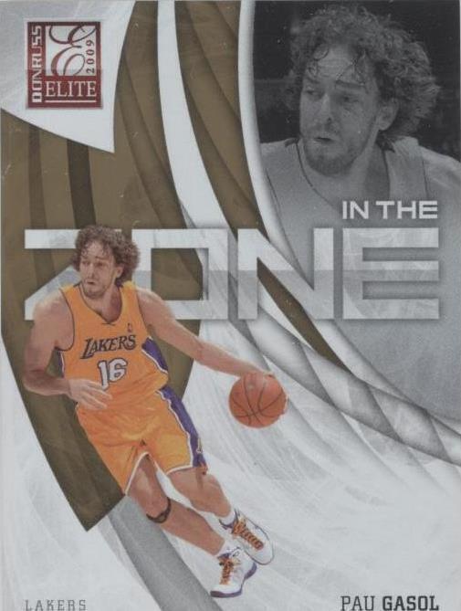 2009-10 Donruss Elite - In the Zone Pau Gasol #4 Gold /100 for sale ...