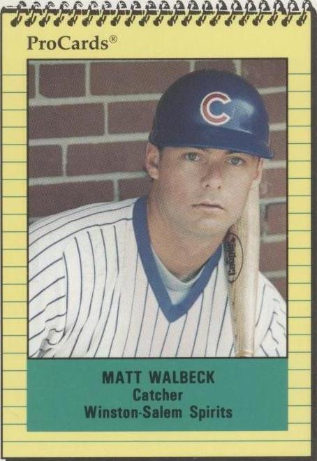 1991 ProCards Minor League - Matt Walbeck #2832 (RC) for sale online | eBay