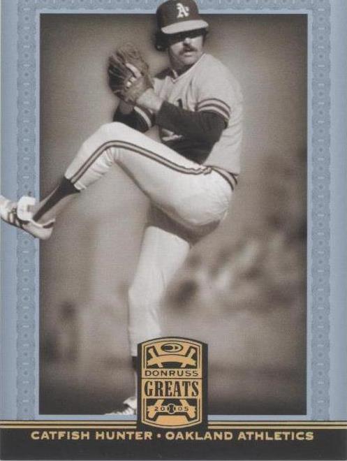 2005 Donruss Greats - Gold Holofoil #94 Catfish Hunter /100 for sale ...