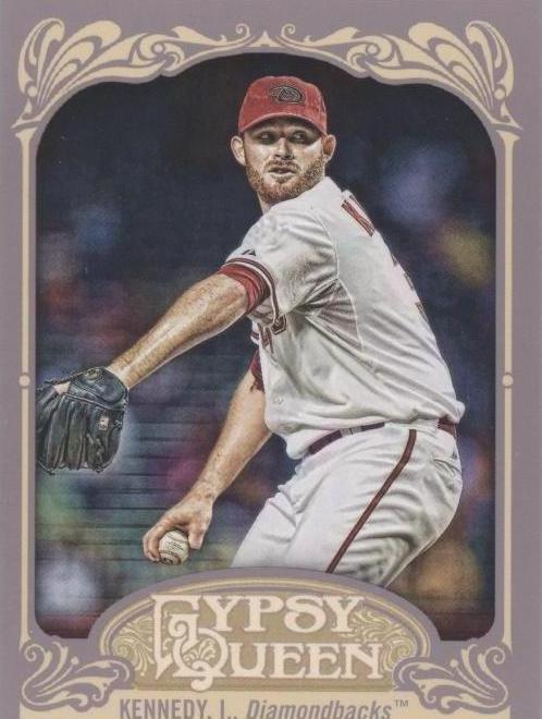 2012 Topps Gypsy Queen - Ian Kennedy #71 No Visible Jersey Number for ...