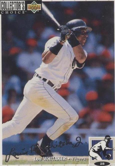 1994 Upper Deck Collector's Choice - Lou Whitaker #291 Silver Foil ...
