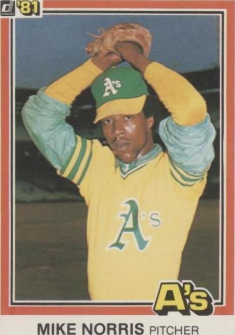 1981 Donruss - Mike Norris #118 for sale online | eBay