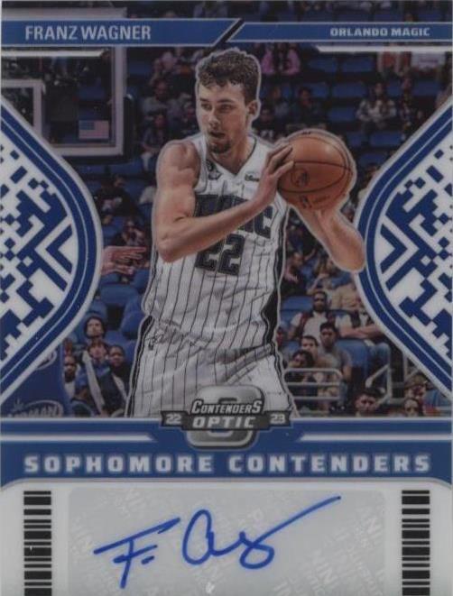 2022-23 Panini Contenders Optic - Sophomore Contenders Autographs Blue ...