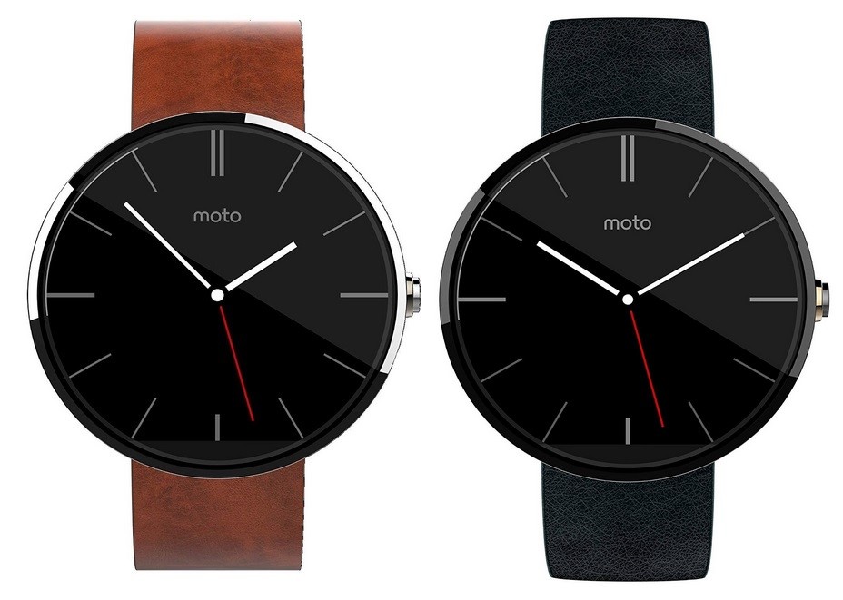Motorola Moto 360 1st Generation Smart Watch 42mm Unlocked Leather Band ...