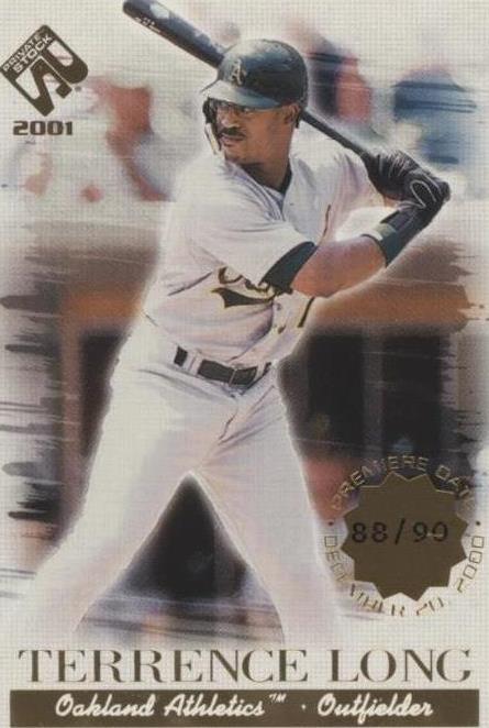 2001 Pacific Private Stock - Premiere Date #86 Terrence Long /90 for ...