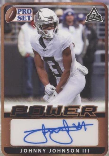 2021 Leaf Pro Set Power - Base Autographs Johnny Johnson III #BA-JJ1 (AU, RC) for sale online | eBay
