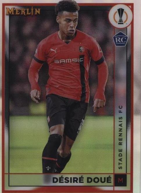 2022-23 Topps Merlin UEFA Club Competitions - Refractor #133 Desire Doue (RC) for sale online | eBay