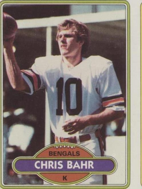 1980 Topps - Chris Bahr #501 for sale online | eBay