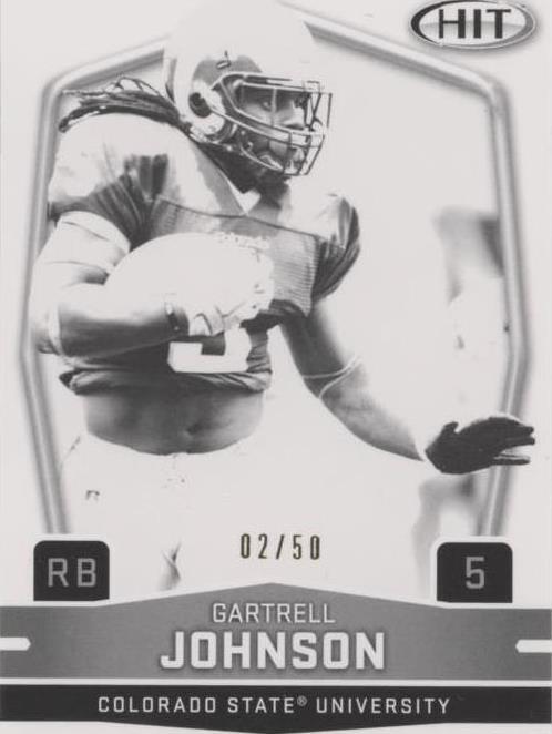 2009 SAGE Hit - Make Ready Black #MR-95 Gartrell Johnson /50 (RC) for ...