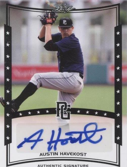 2014 Leaf Perfect Game Showcase - Autographs Black #A-AH1 Austin ...
