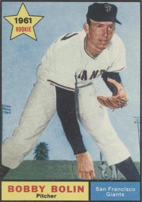 1961 Topps - Bob Bolin #449 (RC) for sale online | eBay