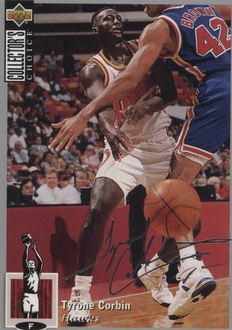 1994-95 Upper Deck Collector's Choice - Tyrone Corbin #216 Silver Foil ...