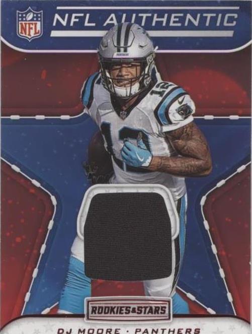 2019 Panini Rookies & Stars - NFL Authentic #NA-DM D.J. Moore (MEM) for ...