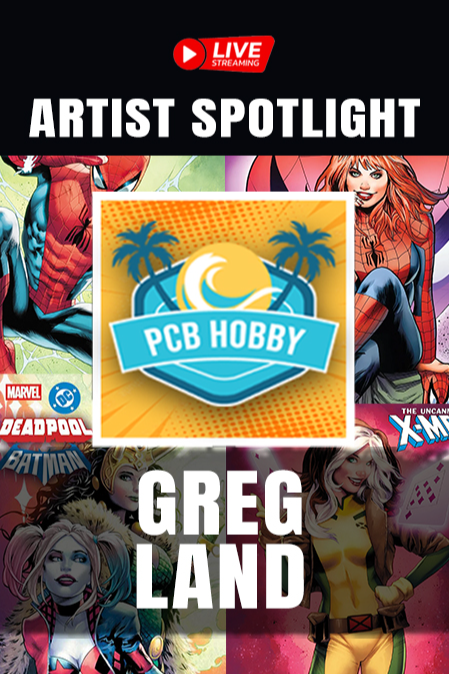 🎨ARTIST SPOTLIGHT - GREG LAND 2/7 X🎨 | eBay Live Video