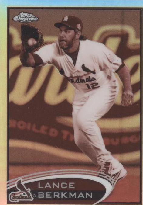 2012 Topps Chrome - Sepia Refractor #69 Lance Berkman /75 for sale ...