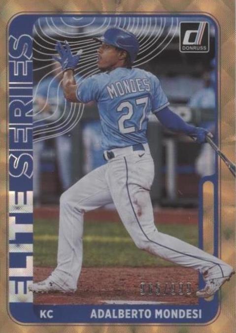 2021 Panini Donruss - Elite Series Adalberto Mondesi #ES13 /999 for ...