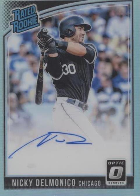2018 Panini Donruss Optic - Rated Rookie Signatures Nick Delmonico #RRS ...