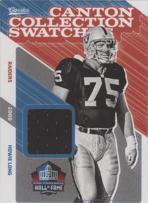 2018 Panini Classics - Canton Collections Swatches #5 Howie Long (MEM ...