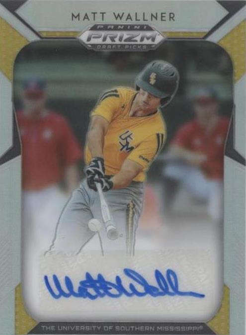 2019 Panini Prizm Draft Picks - Autographs #68 Matt Wallner (AU, RC ...