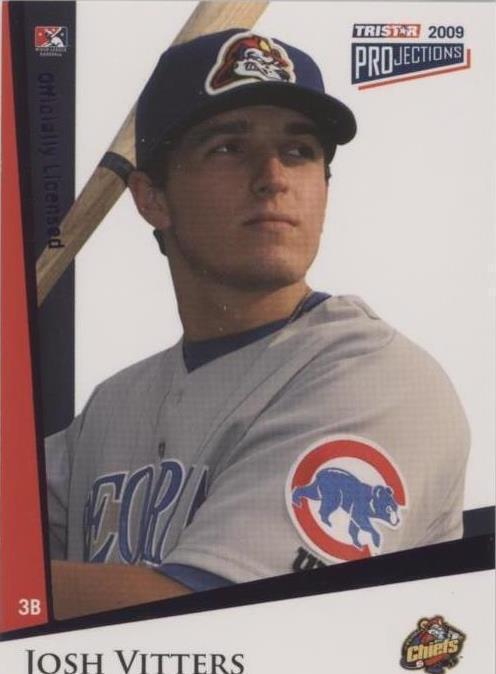 2009 TRISTAR PROjections - Josh Vitters #25 Purple /1 (RC) for sale ...