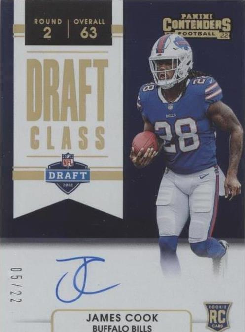 2022 Panini Contenders - Draft Class Autographs RPS Gold #DCA-JCO James ...