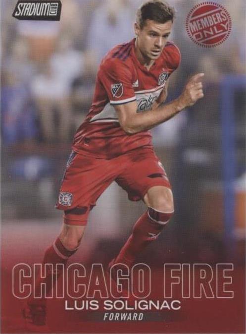 2018 Topps Stadium Club MLS - Luis Solignac #65 Members Only /50 for ...