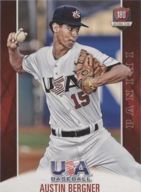 2015 Panini USA Baseball - 18U National Team #33 Austin Bergner (RC ...