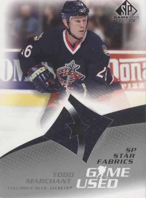 2003-04 SP Game Used Edition - Star Fabrics #99 Todd Marchant (MEM) for ...