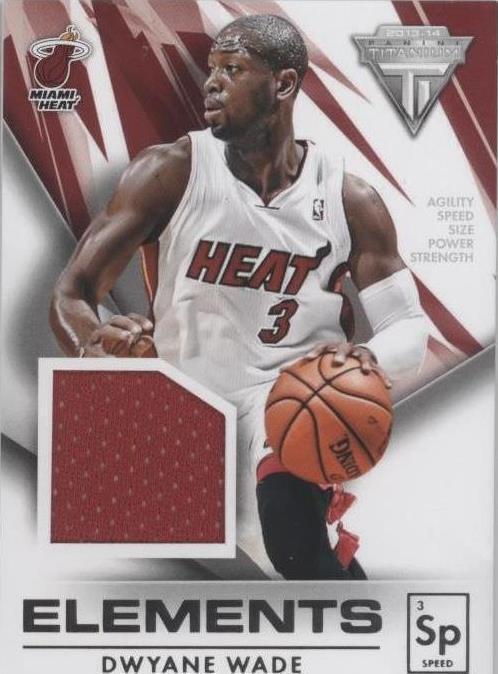 2013-14 Panini Titanium - Elements Materials #59 Dwyane Wade (MEM) for ...
