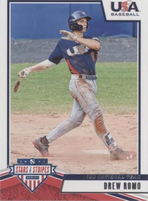 2019 Panini USA Baseball Stars & Stripes - Drew Romo #46 (RC) for sale ...