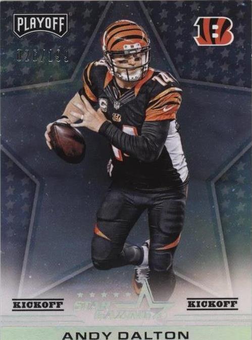 2016 Panini Playoff - Star Gazing Andy Dalton #SG-AD Kickoff /199 for sale online | eBay